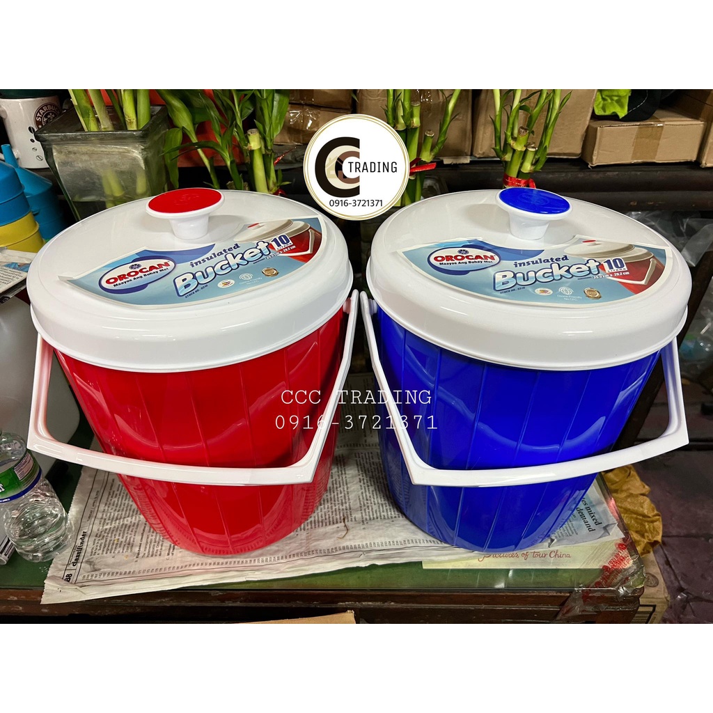 Orocan 10 Liters Insulated Bucket Jug Ice Bucket / Rice Bucket | Shopee ...