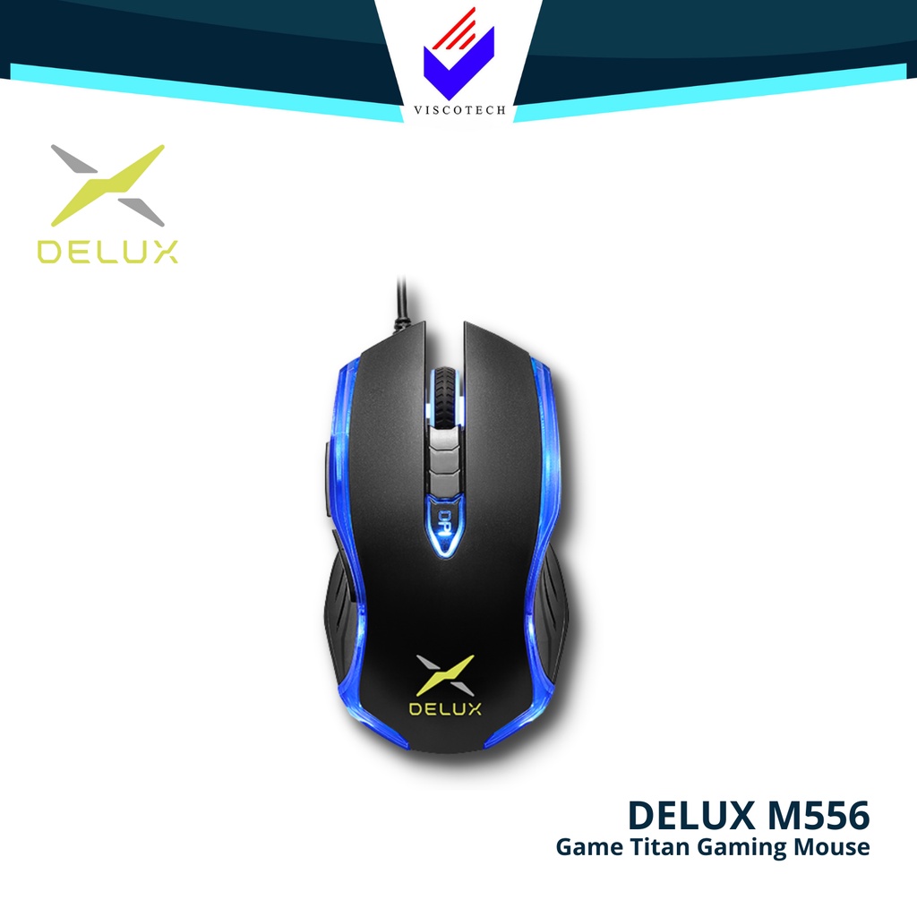 Delux M556 Game Titan Gaming Mouse | Shopee Philippines