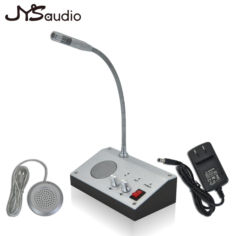 Auto Dual-way Counter Interphone Window Intercom System Megaphone ...