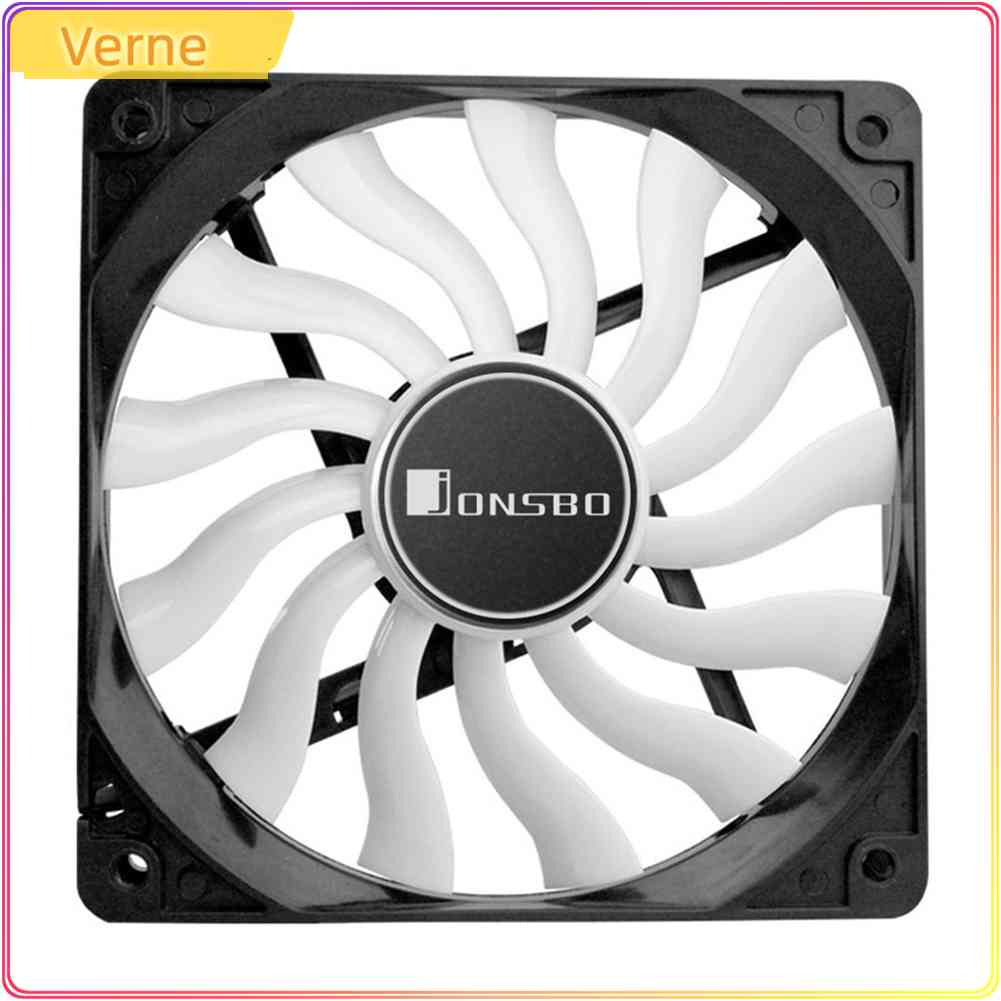 JONSBO 12020 PC Case Fan 120mm Silent Chassis Fan CPU Cooler Fan 4Pin ...