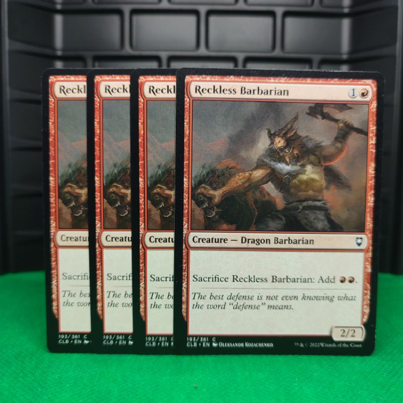 Reckless Barbarian (1 set) - mtg | Shopee Philippines