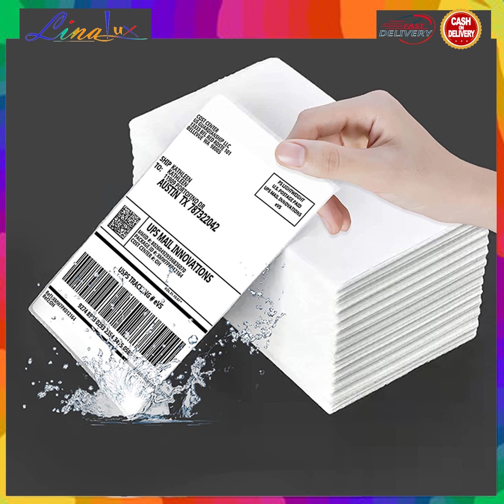 Waybill Sticker Thermal Sticker Paper A6/100x150mm | Shopee Philippines