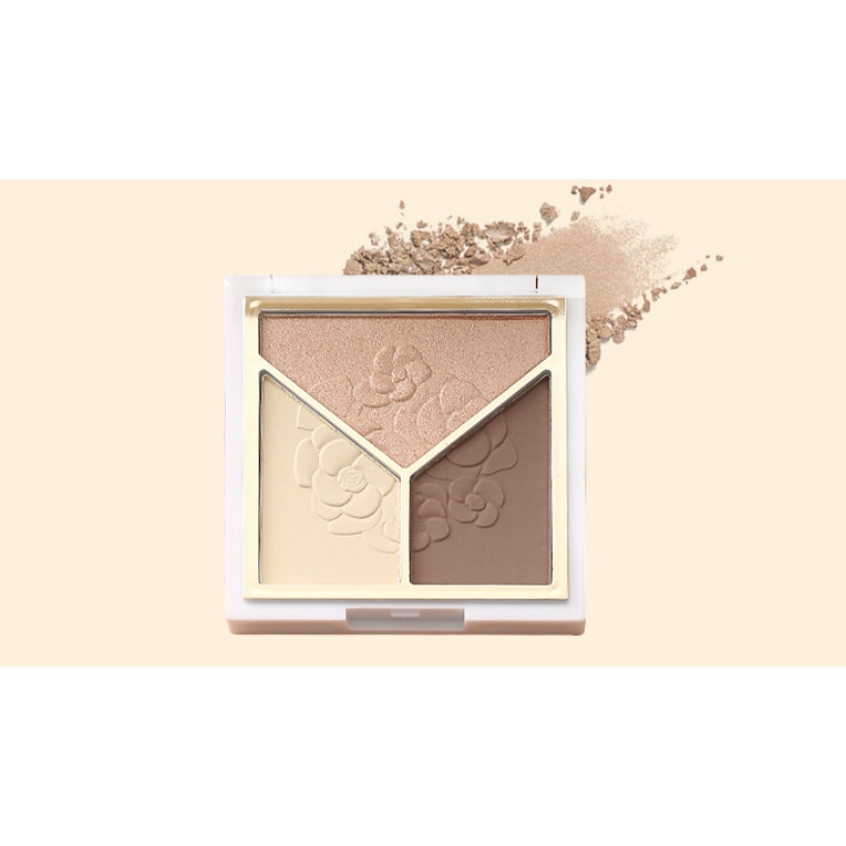 LAMEILA - 3 color contour powder light face contour soft smooth natural ...