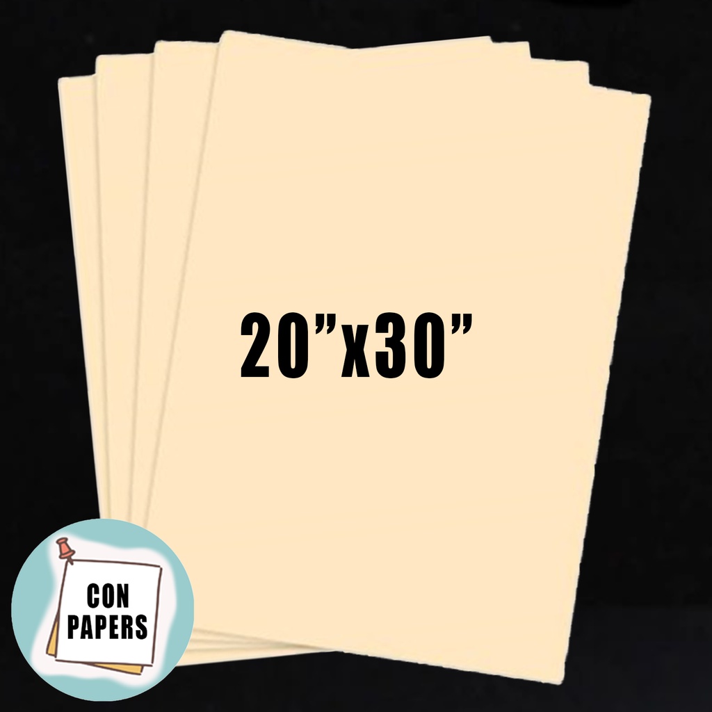 Buff Paper 20"x30" Rolled (300gsm) | Shopee Philippines