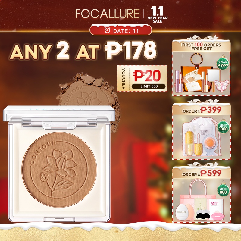 Focallure Full Coverage Creamy Smooth Texture #JasmineMeetsRose Contour ...