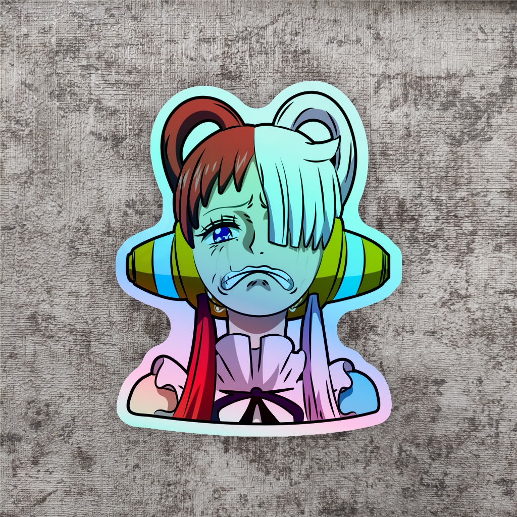One piece aesthetic hologram anime Sticker uta | Shopee Philippines