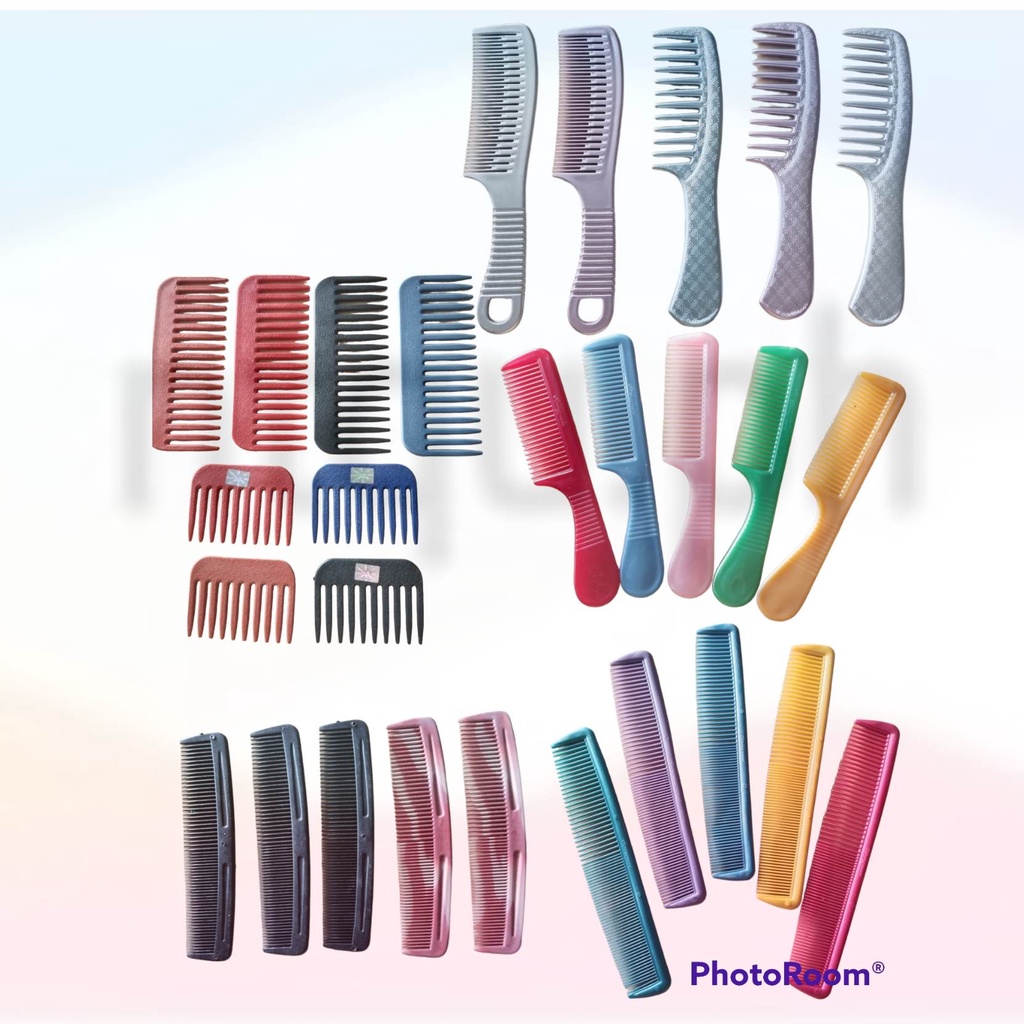 Hair Comb /Suklay Assorted Color & Design | Shopee Philippines