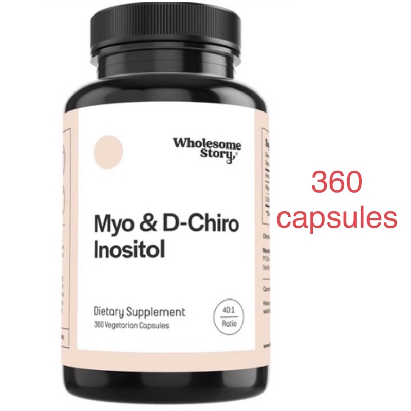 Wholesome Story Myo-Inositol & D-Chiro Inositol 360 caps Healthy ...