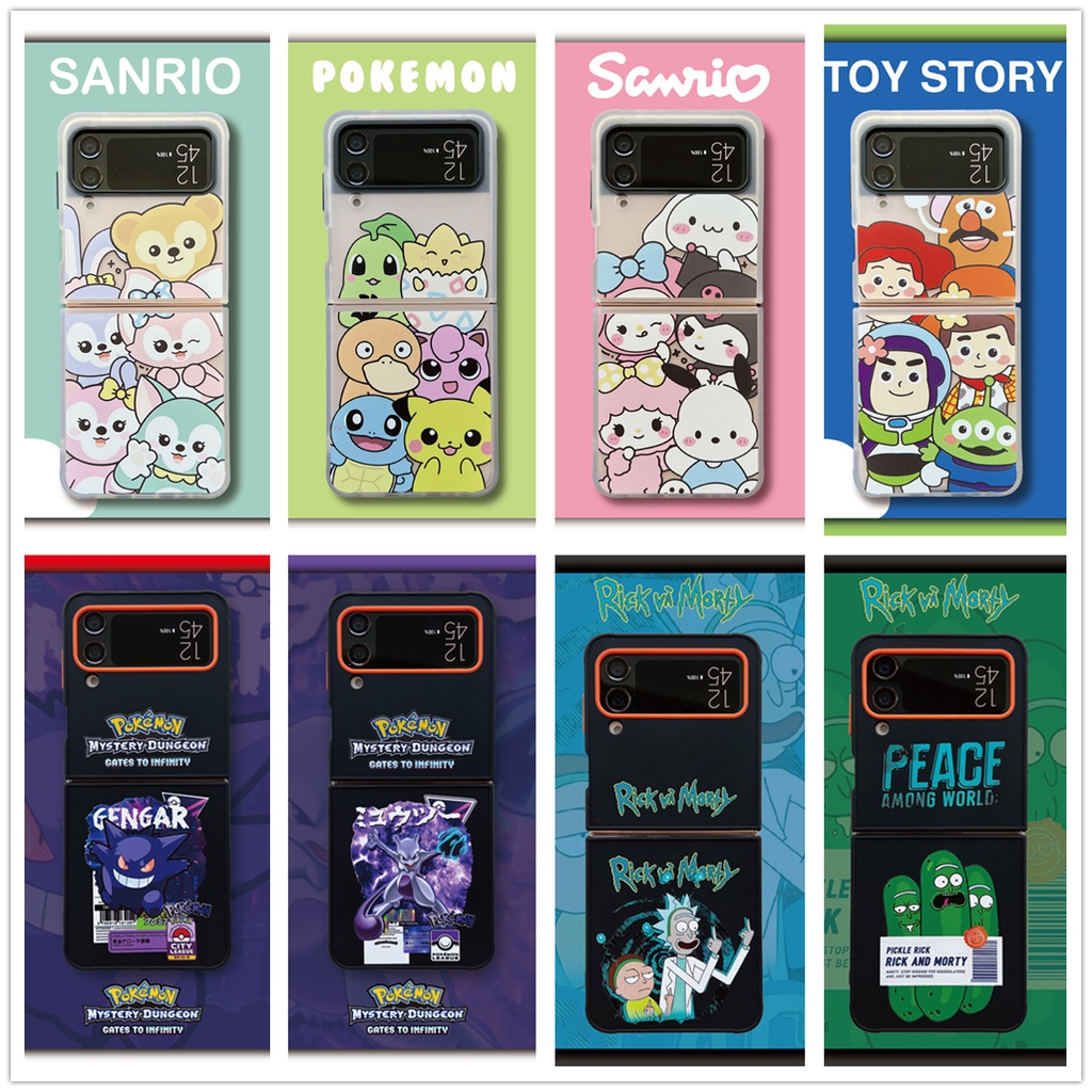 THREE BASE Phone case For Samsung Zflip3 Zflip4 Anti Shock Drop Proof ...