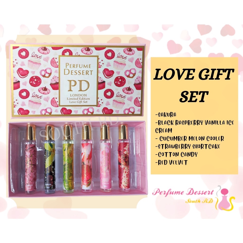 PERFUME DESSERT LOVE GIFT SET, PERFECT FOR VALENTINES, FOR WOMEN ...