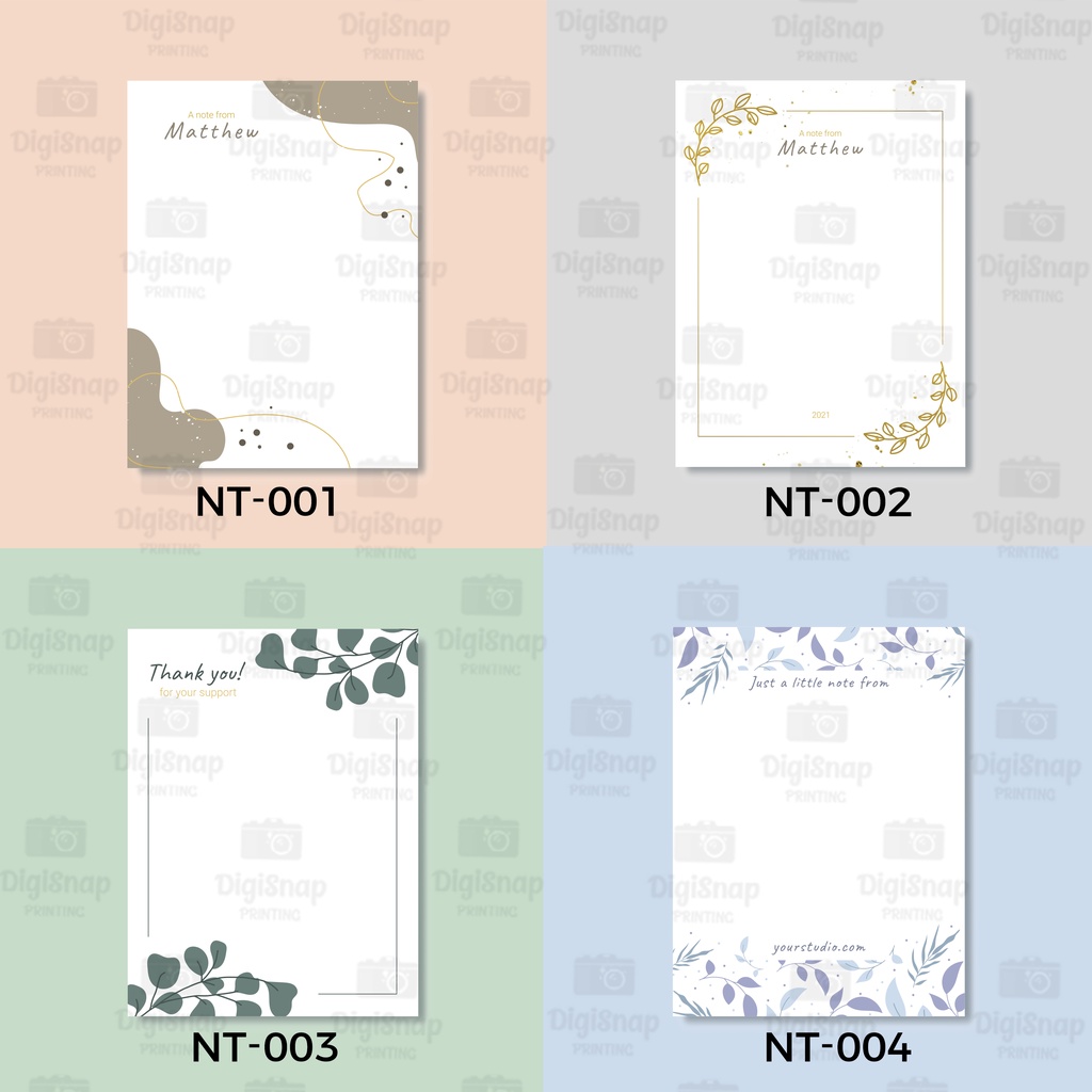 Personalized Notepad 3x4 inches | Shopee Philippines