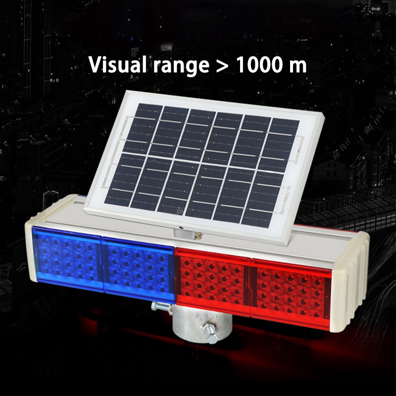 Road Traffic Solar Warning Strobe Lights Road Traffic Safety Flashing ...