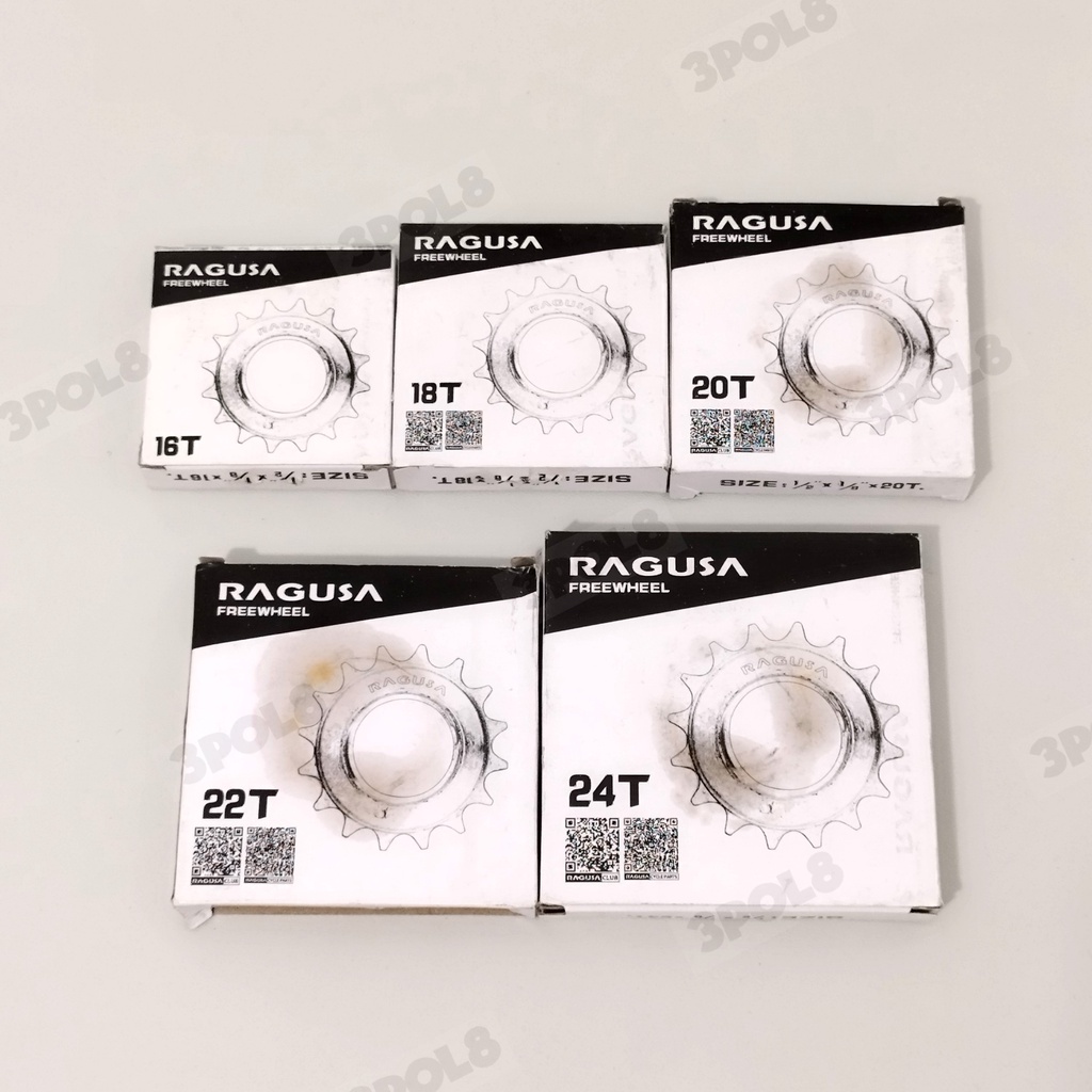 Freewheel Sprocket 16T 18T 20T 22T 24T Ragusa Bike Thread Type Cog ...