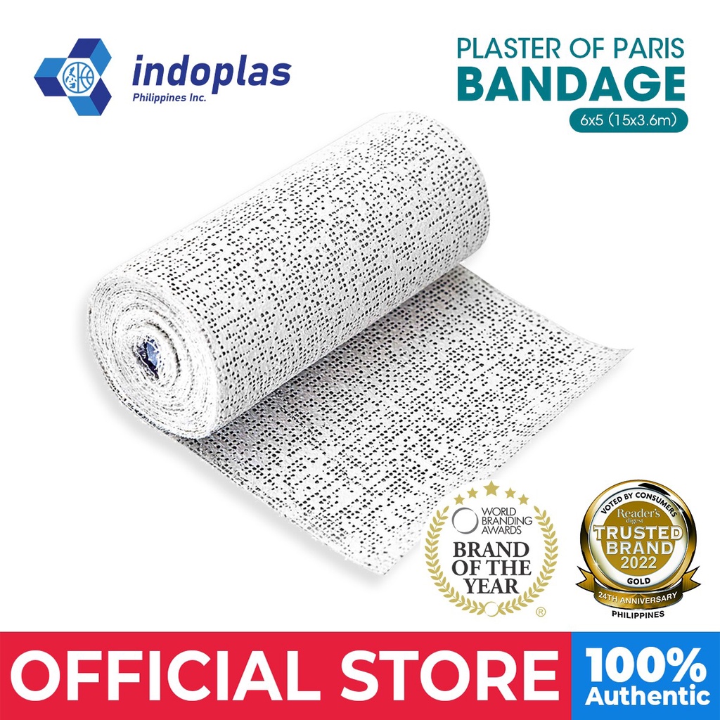 Indoplas Plaster of Paris 6x5 (15x3.6m) | Shopee Philippines