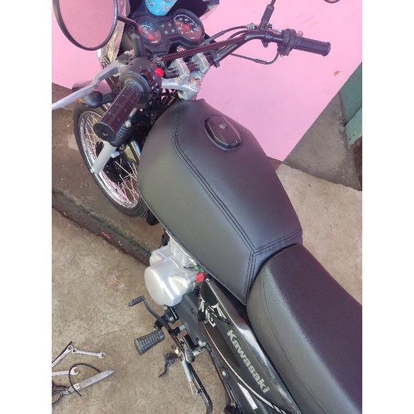 Authentic Kawasaki Barako 3 FI Gas Tank Leather Cover | Shopee Philippines