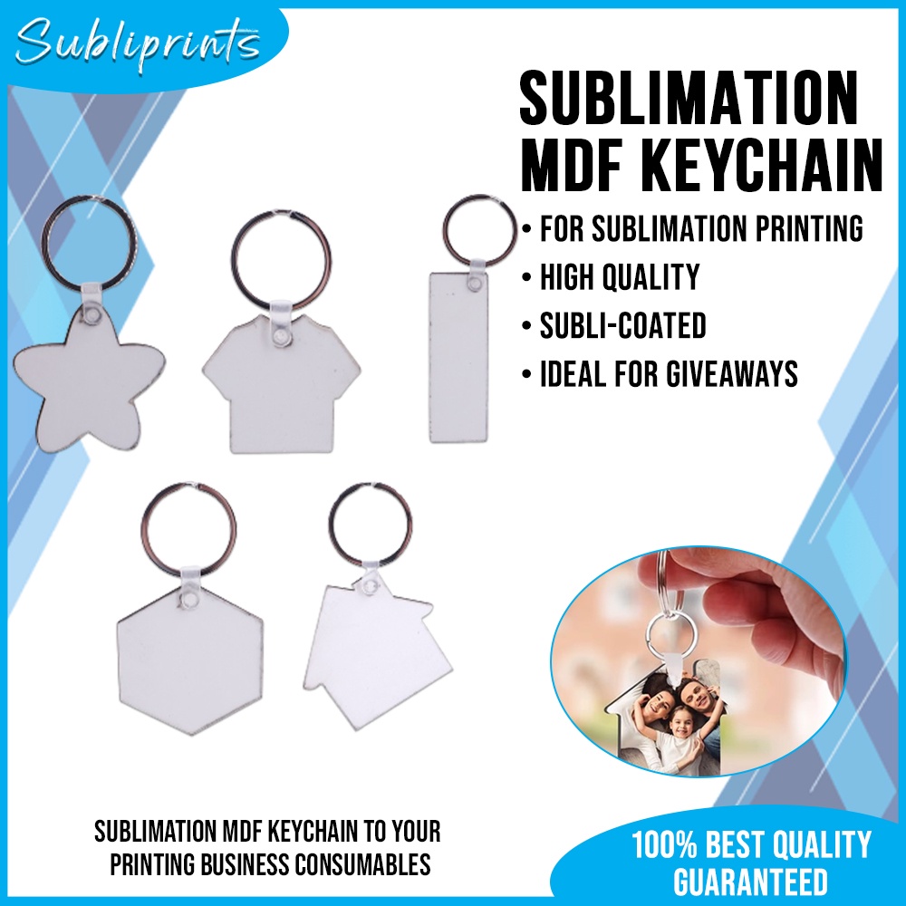 MDF Keychain for Sublimation | Customize Design for Souvenir & Giveaway ...