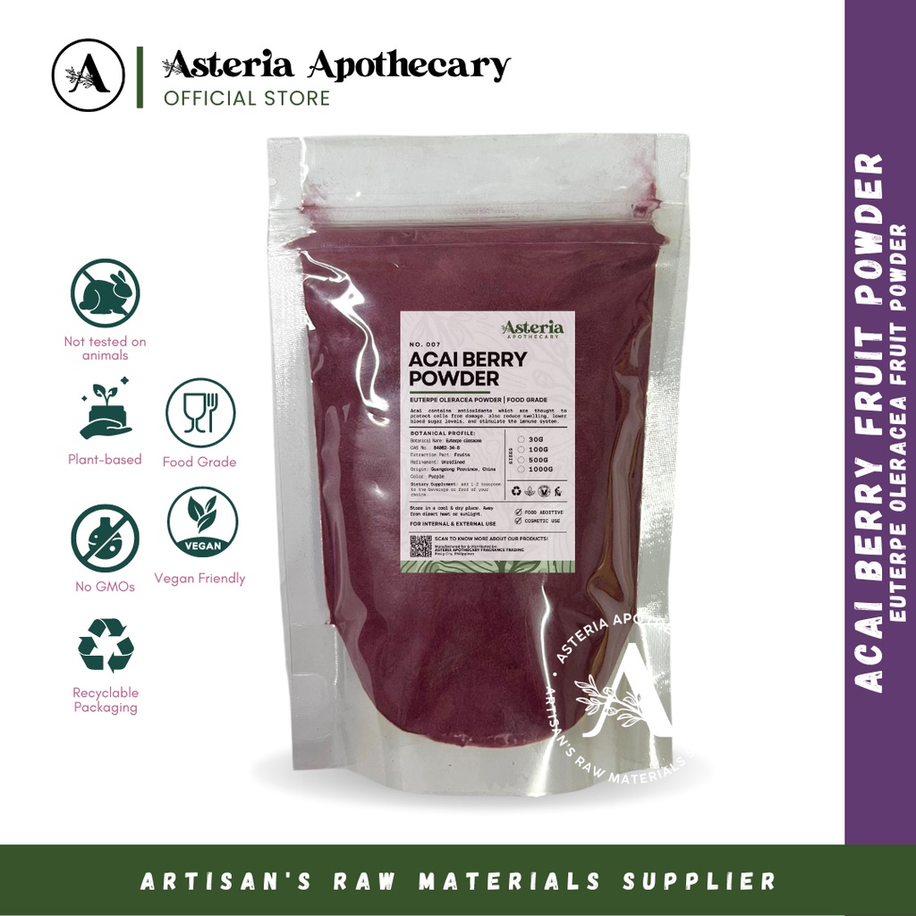 Acai Berry Powder 30g & 100g - Asteria Apothecary | Shopee Philippines