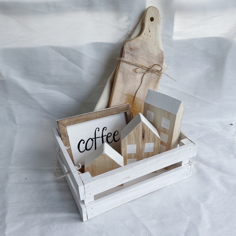 Farmhouse Rustic Wooden Crate (Coco) | Shopee Philippines