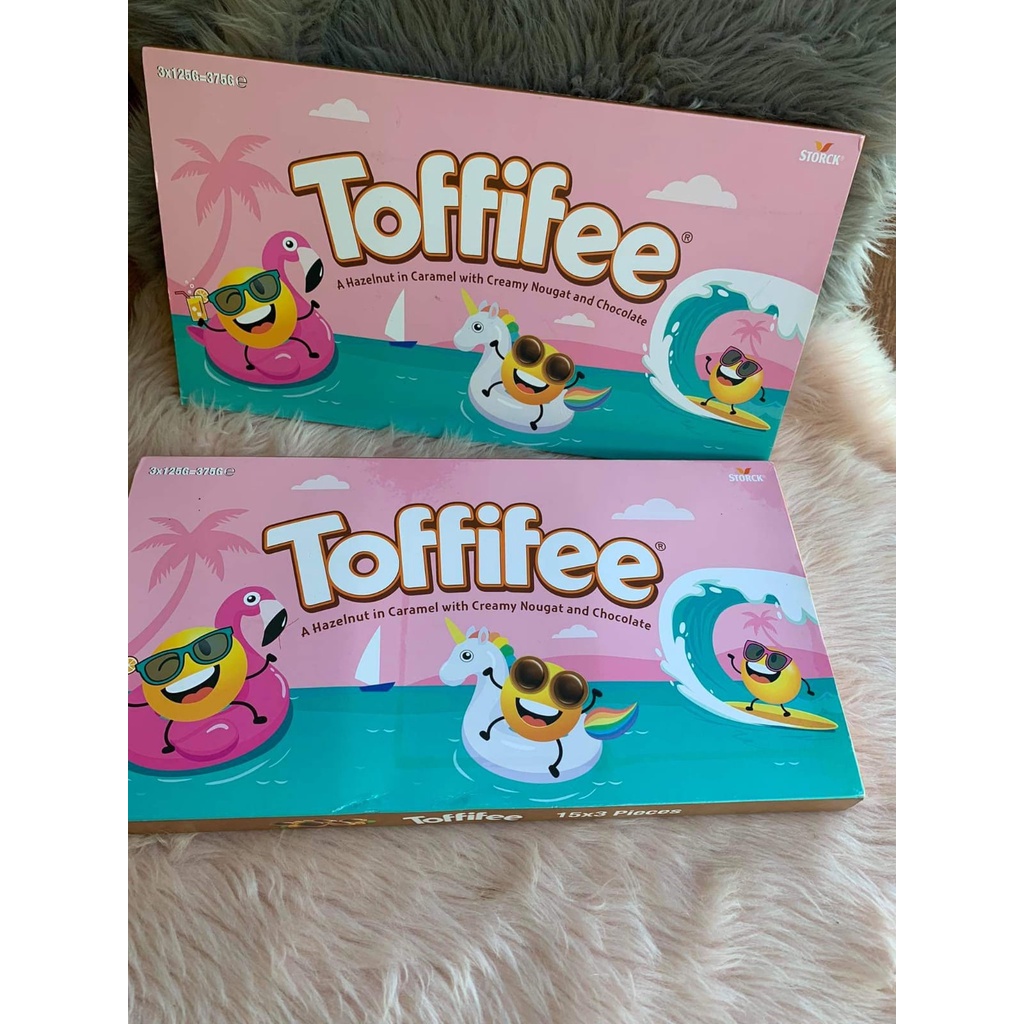 Toffifee- a hazelnut in caramel with creamy nougut and chocolate (375 ...