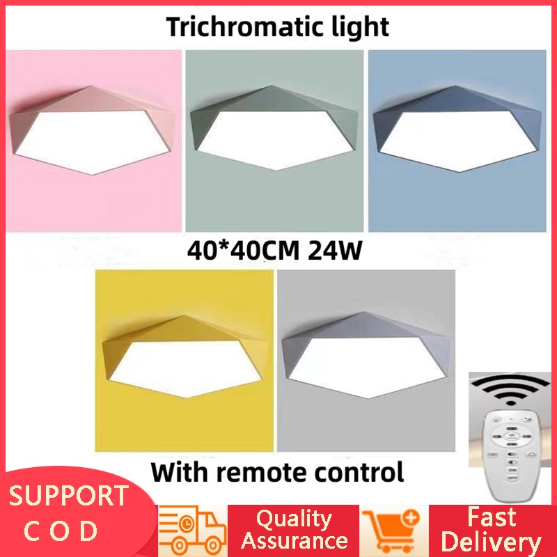 Nordic ceiling light with remote/Ceiling light for Living Room Bedroom ...