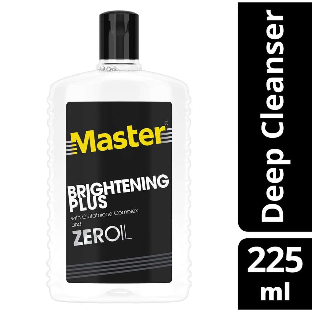 MASTER Deep Face Cleanser for Men Brightening Plus with Glutathione ...