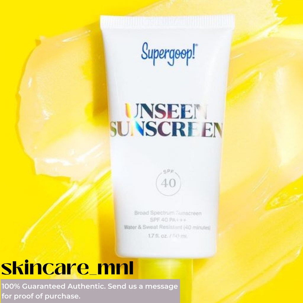 Supergoop Unseen Sunscreen | Shopee Philippines