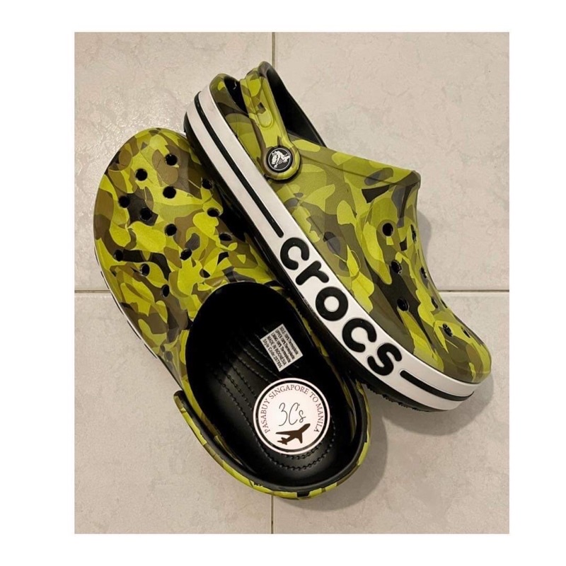 Original Crocs Bayaband Bubble Camo Clogs | Shopee Philippines