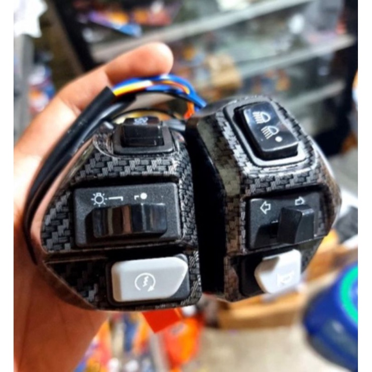 YAMAHA AEROX V1 V2 HANDLE SWITCH GRIP | with Hazard Handle Switch for ...