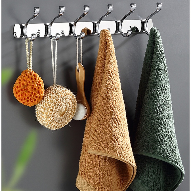 Living room kitchen after the door hook without holes clothes hanger ...