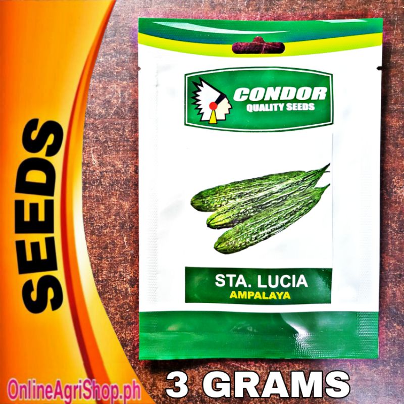 STA. LUCIA AMPALAYA SEEDS OPEN POLLINATED VARIETY (3 GRAMS) CONDOR ...