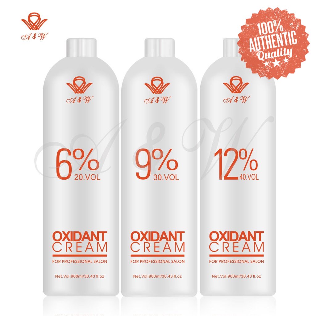 A&W Oxidizing Hair dye Color Cream 900 ml. | Shopee Philippines