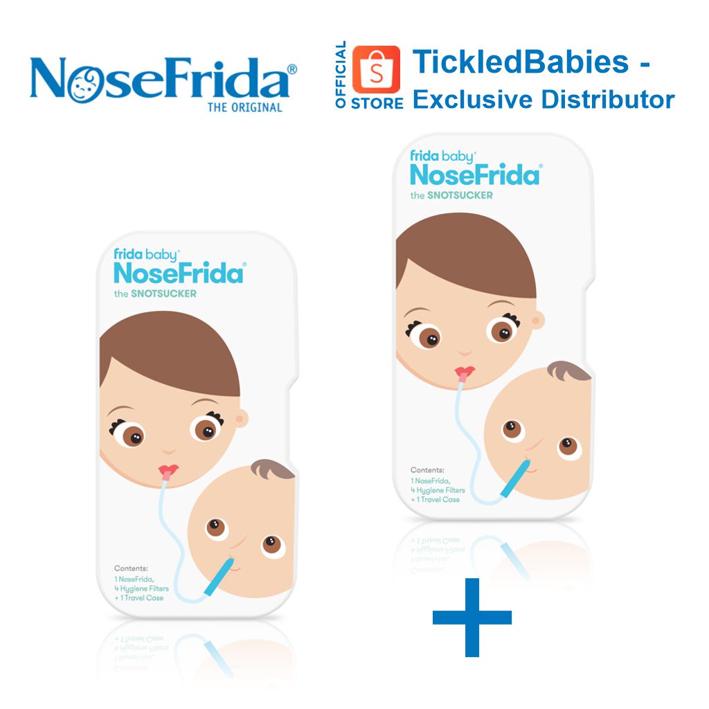 NoseFrida Nasal Aspirator - The Snotsucker with Travel Case, 2-piece ...
