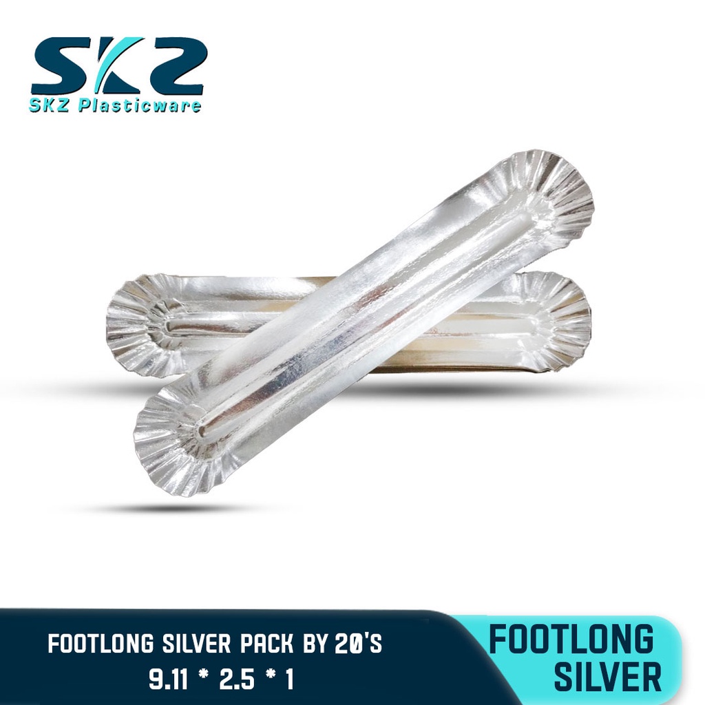 DISPOSABLE FOOTLONG SILVER LAMINATED PACK BY 20S | Shopee Philippines