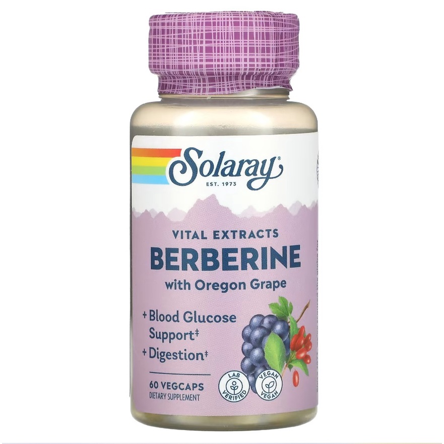 Solaray, Berberine with Oregon Grape, Dietary Supplement, From Indian ...