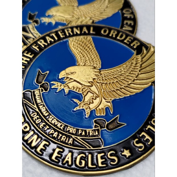 Eagles 3" Bendable Metal Emblem, The Fraternal Order of Eagles Emblem ...
