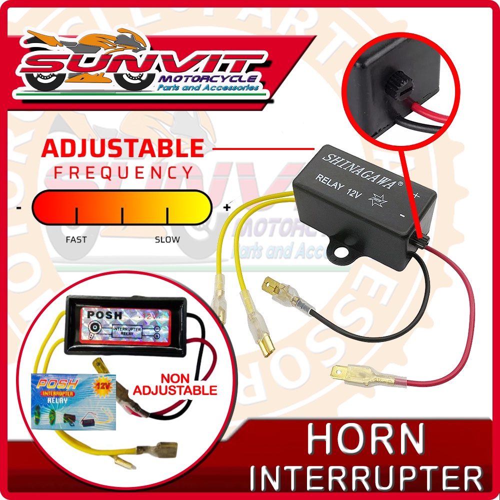 MOTORCYCLE UNIVERSAL 12v HORN INTERRUPTER RELAY | Shopee Philippines