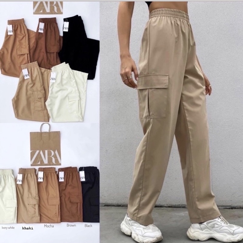 Cargo Pants with two side pockets for women | Shopee Philippines