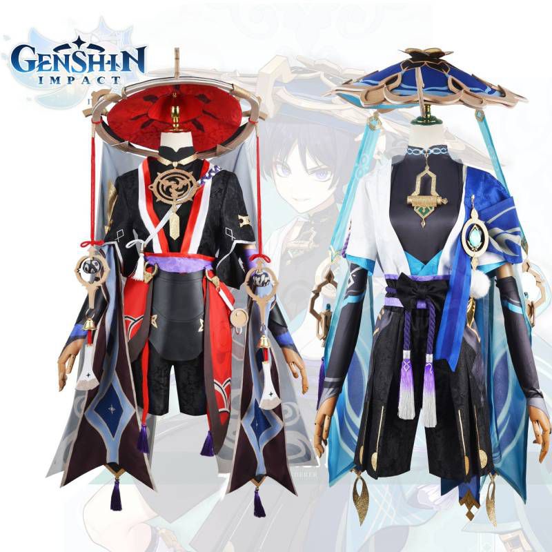 Genshin Impact Kunikuzushi Wanderer Balladeer Scaramouche Outfits Games ...