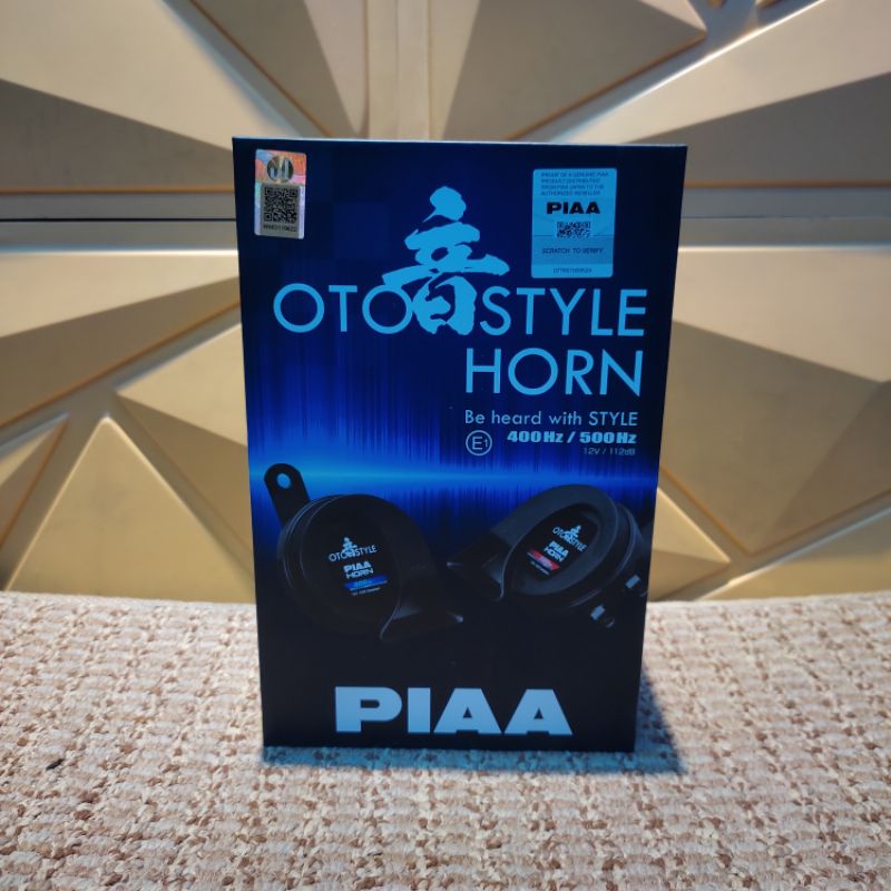 PIAA OTO STYLE HORN / BUSINA with HOLOGRAM STICKER 400Hz / 500Hz ...