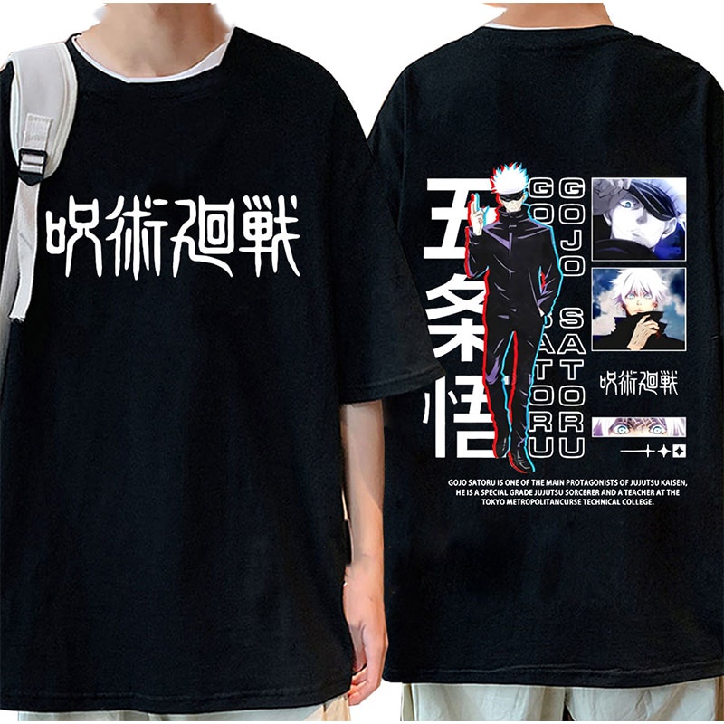 New Jujutsu Kaisen T-Shirts Anime Gojo Satoru Print Men Women Fashion ...