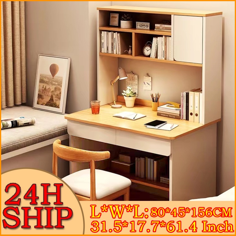 Desktop Computer Desk Study Table Home Bedroom Desk Desk With Drawer ...