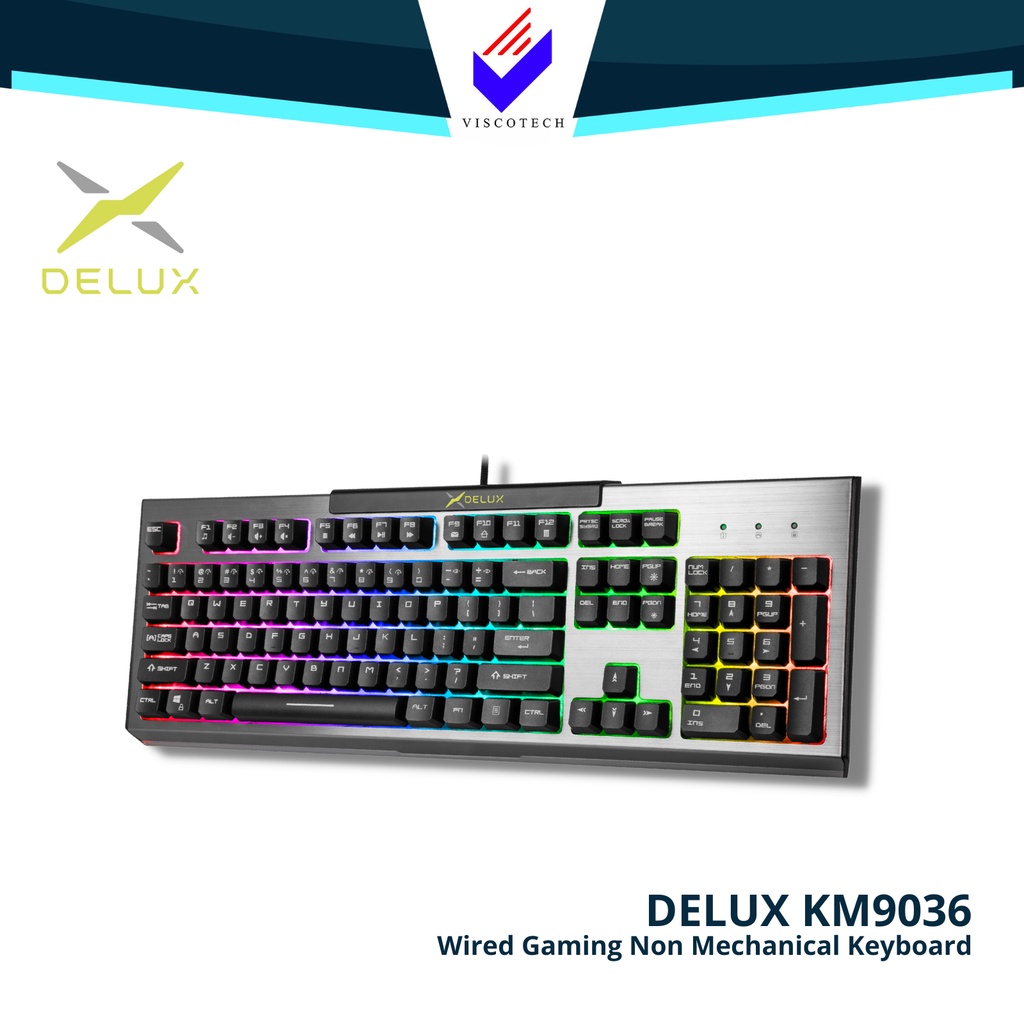 Delux KM9036 Wired Gaming Non-Mechanical Keyboard | Shopee Philippines