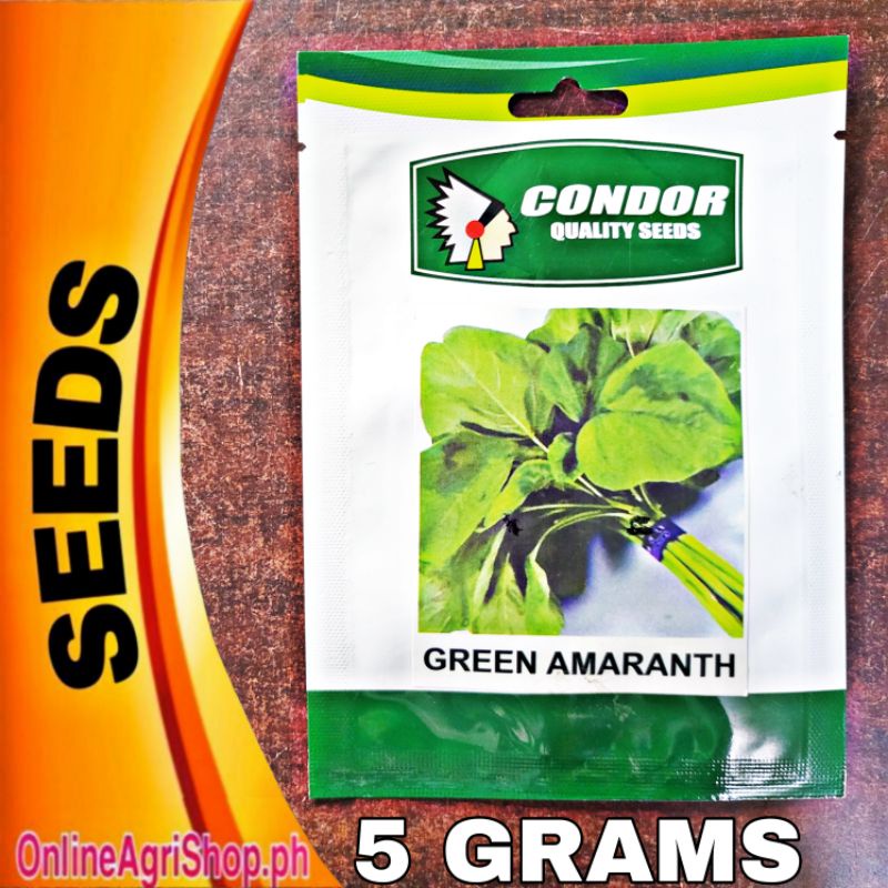 GREEN AMARANTH SEEDS KULITIS OR LOCAL SPINACH (5 GRAMS) CONDOR | Shopee ...