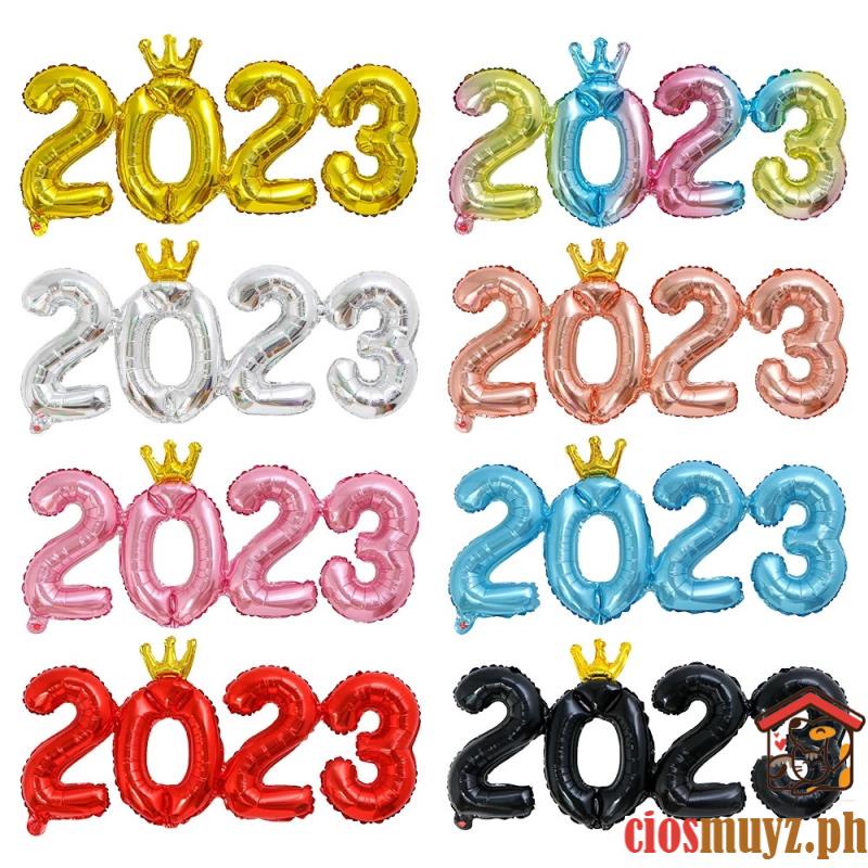 16/40 inches Linking Gold Silver 2023 Balloons Aluminum Foil Balloons ...