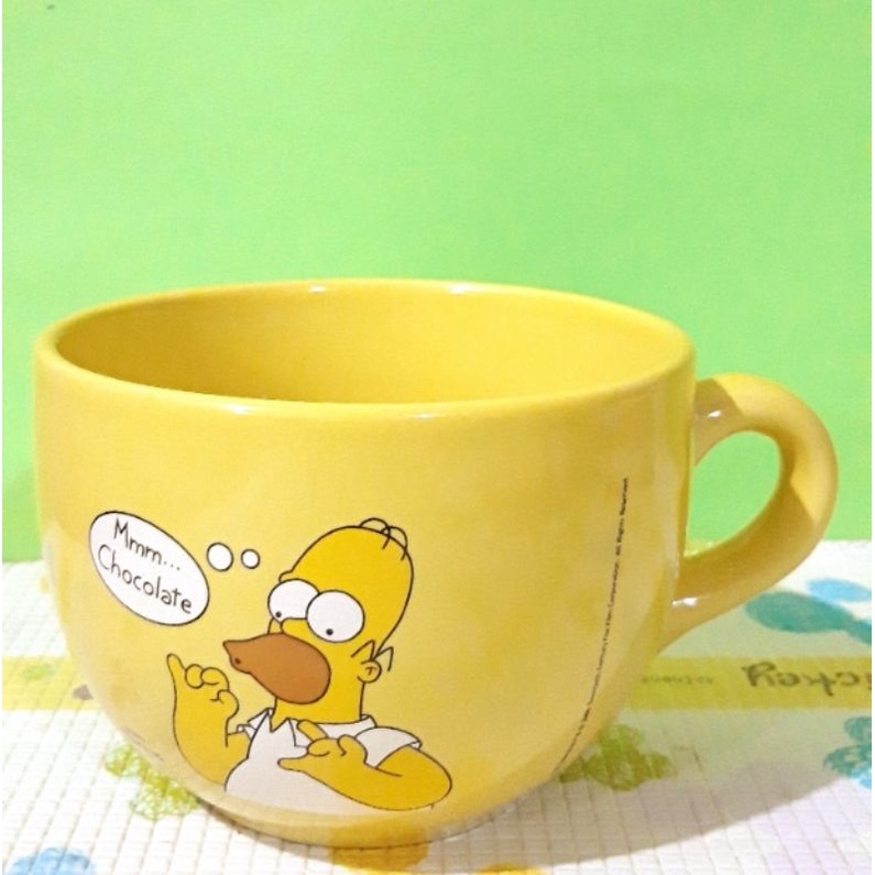 Homer Simpson Jumbo Soup Mug THE SIMPSONS | Shopee Philippines