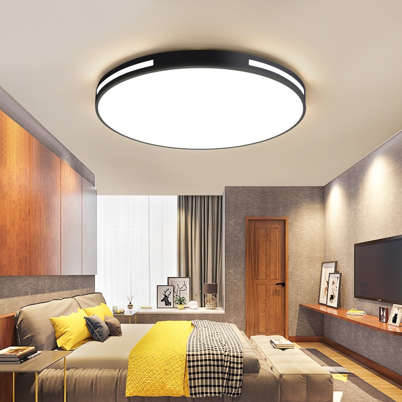 Minimalism Tricolor LED Lamp Remote Control Room Light Ceiling Light ...