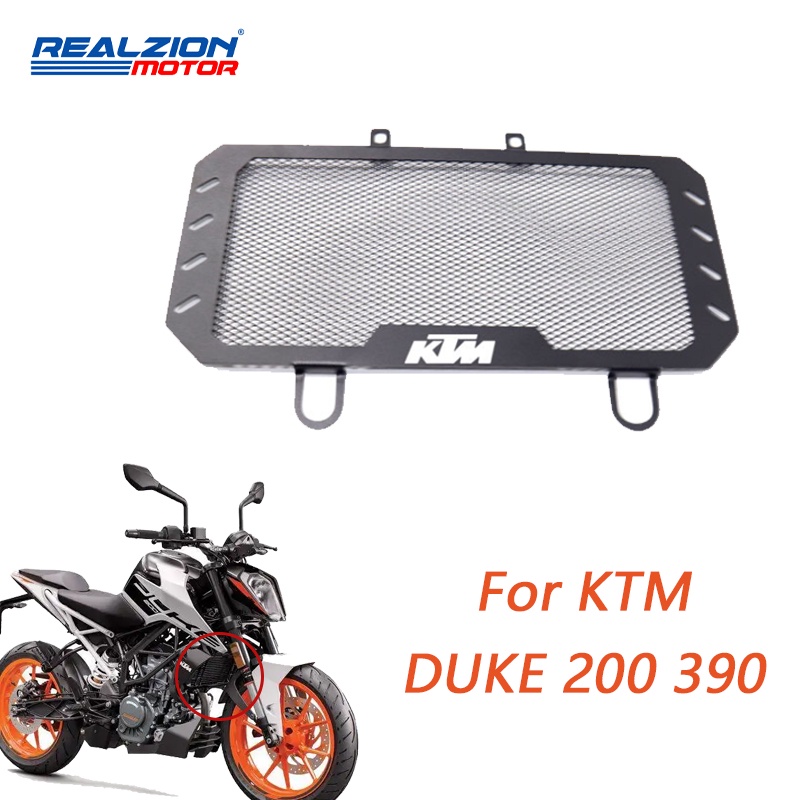 REALZION MOTOR For KTM DUKE 390 200 250 Radiator Cover Guard covers ...