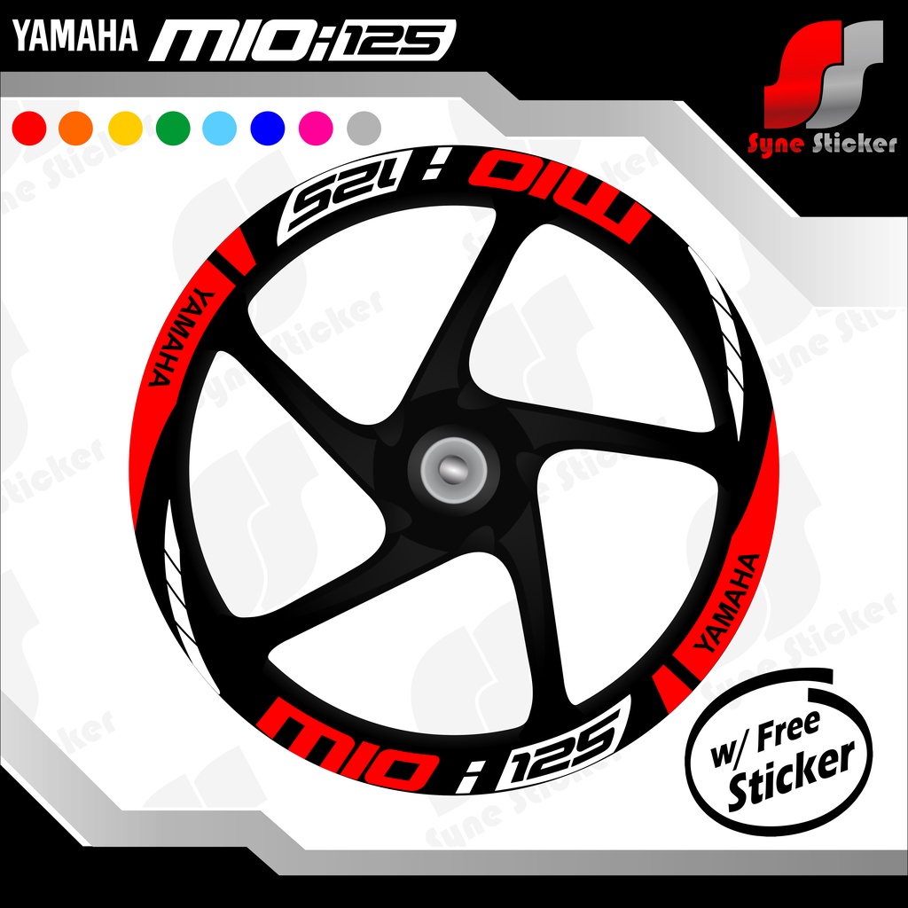 Mio i 125/125s Mags Sticker Decals Set Pair ( Front & Back ) | Shopee ...
