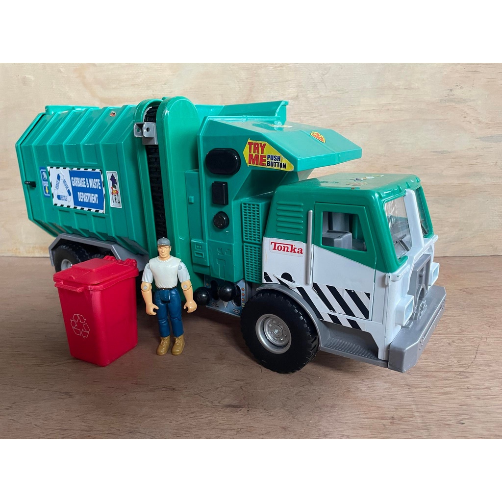 Rare Tonka Mighty Motorised Garbage Waste Collector Truck | Shopee ...