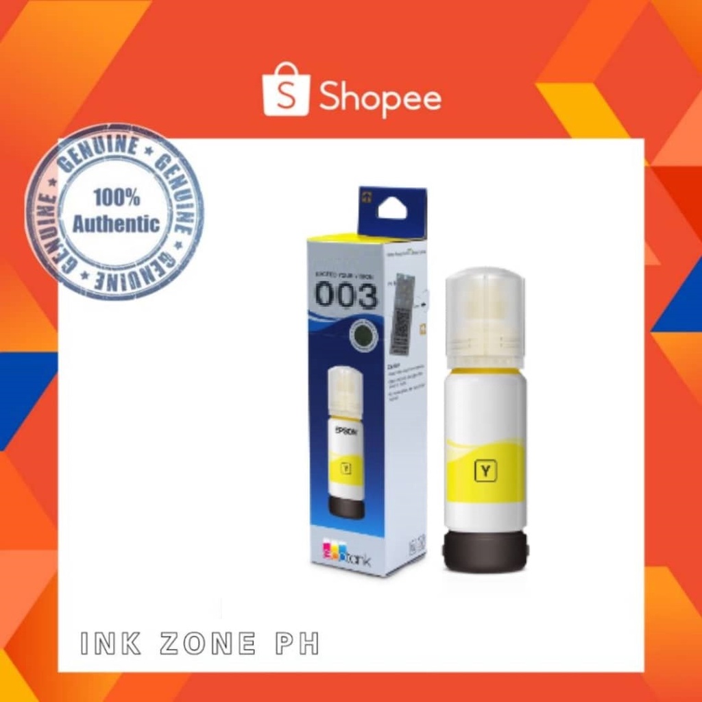 003 INK YELLOW FOR L3110 - L3210 - L 5190 INKS 65ml PREMIUM COMPATIBLE ...